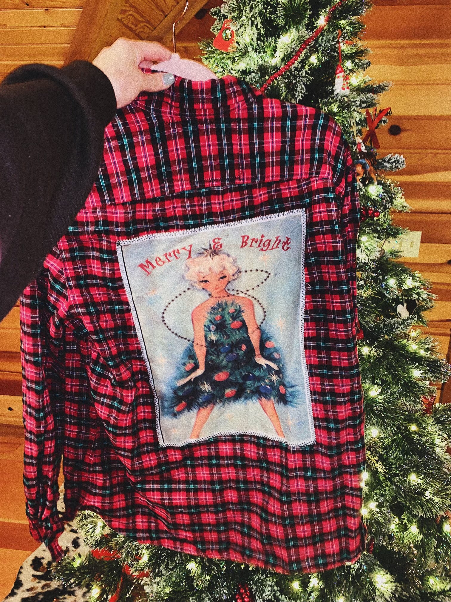 Vintage Christmas Flannel